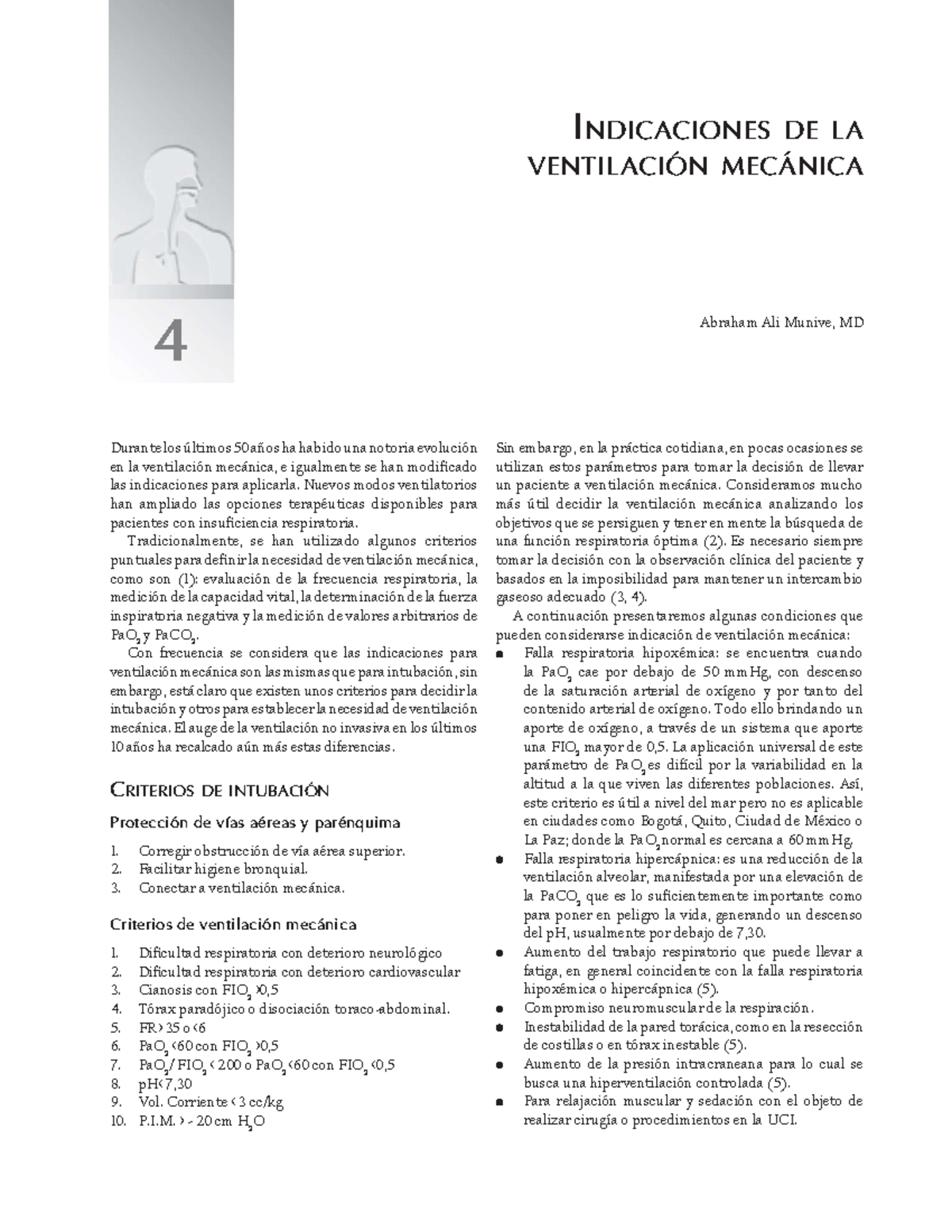 Indicaciones ventilacion mecanicantilacion mecanica - INDICACIONES DE LA VENTILACIÓN MECÁNICA ...