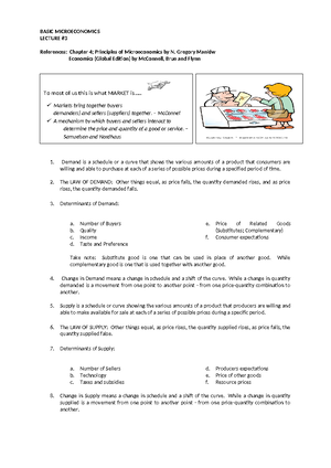 Lesson Plan Wants and Needs in Economics - Lesson Plan: Wants and Needs ...