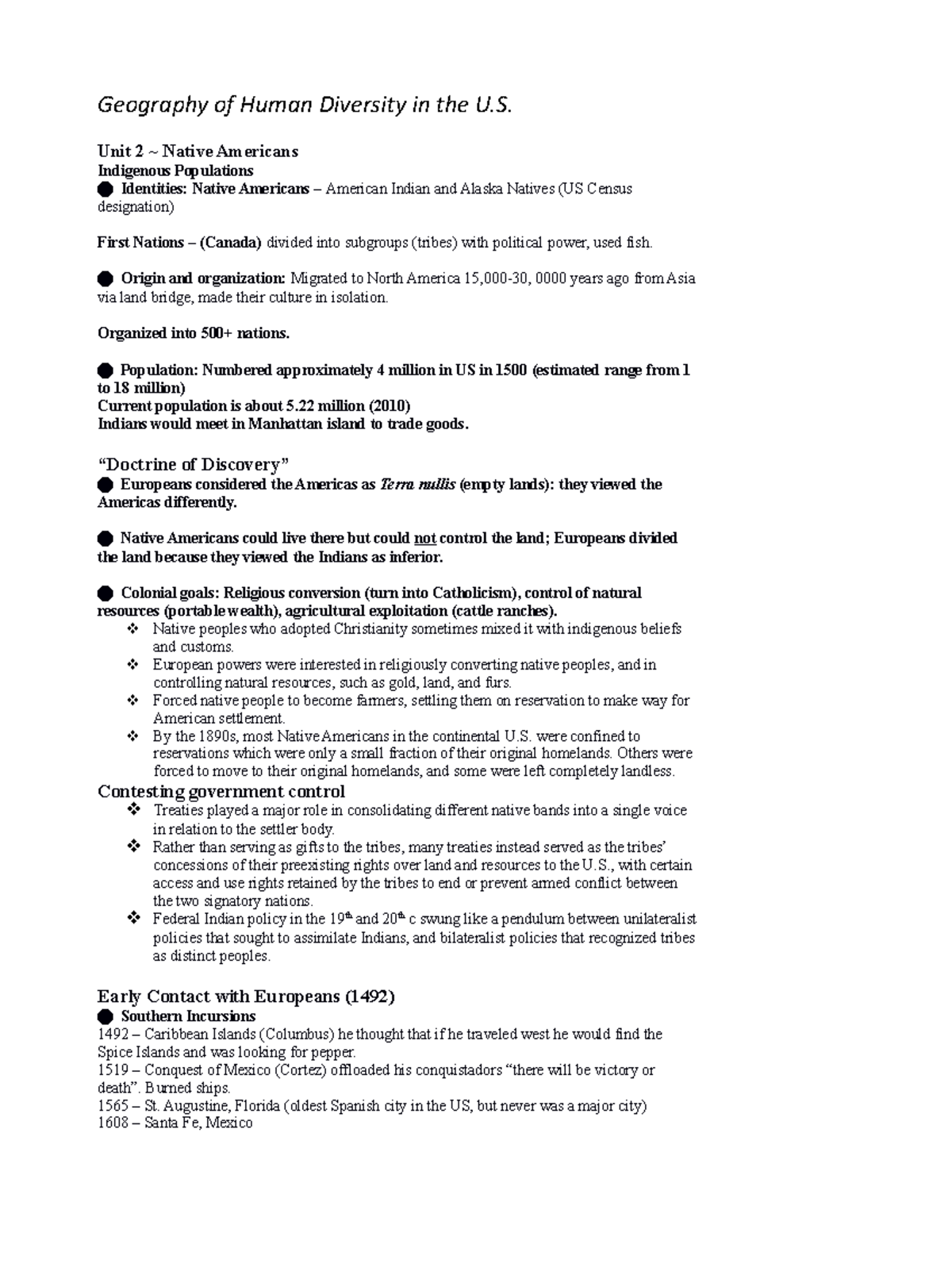 GEOG 120 - Native Americans - Geography of Human Diversity in the U ...