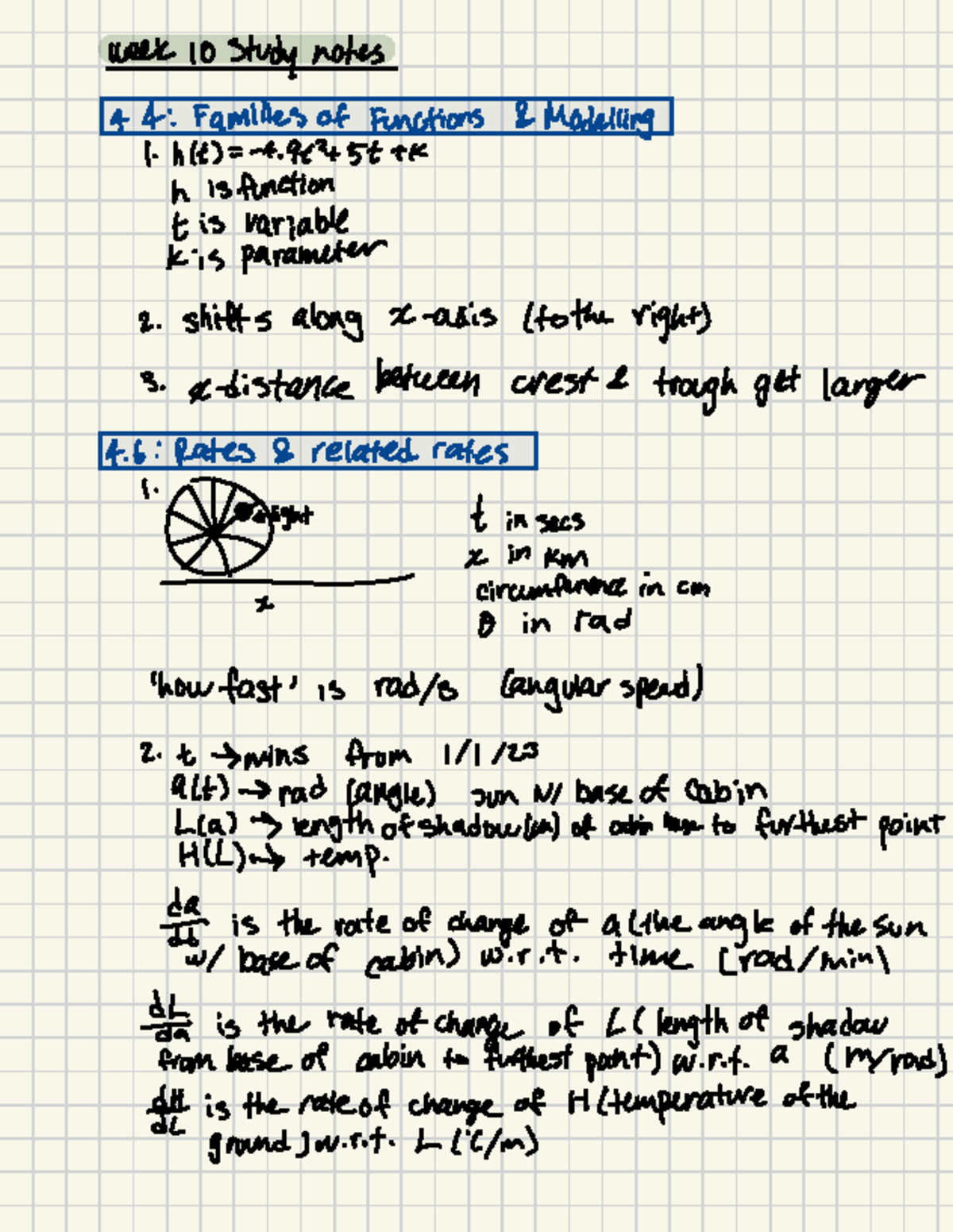 Week 10 Study Notes - practice questions - week 10 Study notes 4 4 ...