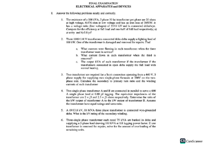 Electrical Apparatus and Devices - IM NO LEARNING ACTIVITIES: The ...