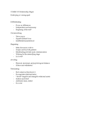 COMM 105 Verbal Communication - COMM 105 Verbal Communication Powerful ...