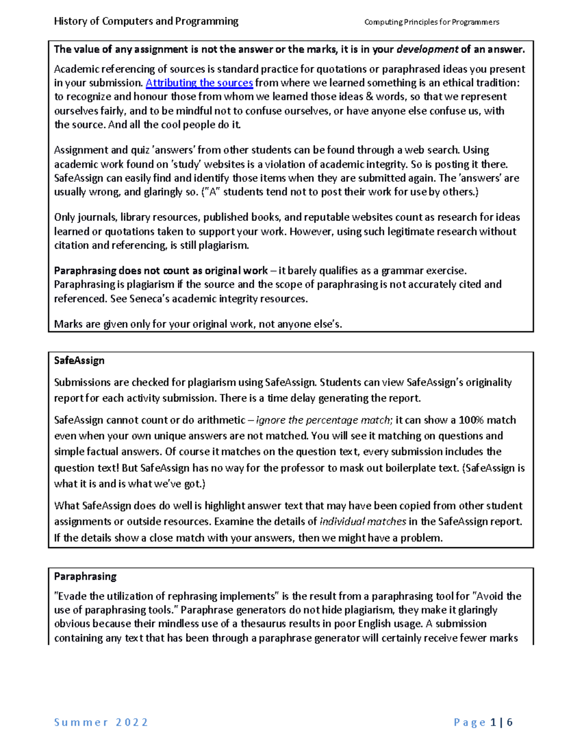 Cp4p Week4 Activity Instructions The Value Of Any Assignment Is Not The Answer Or The Marks