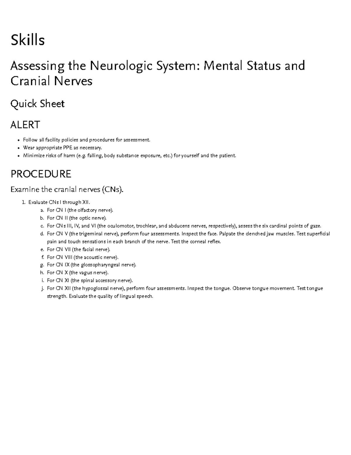 08:29 - Assessing the Neurologic System - Skills Assessing the ...