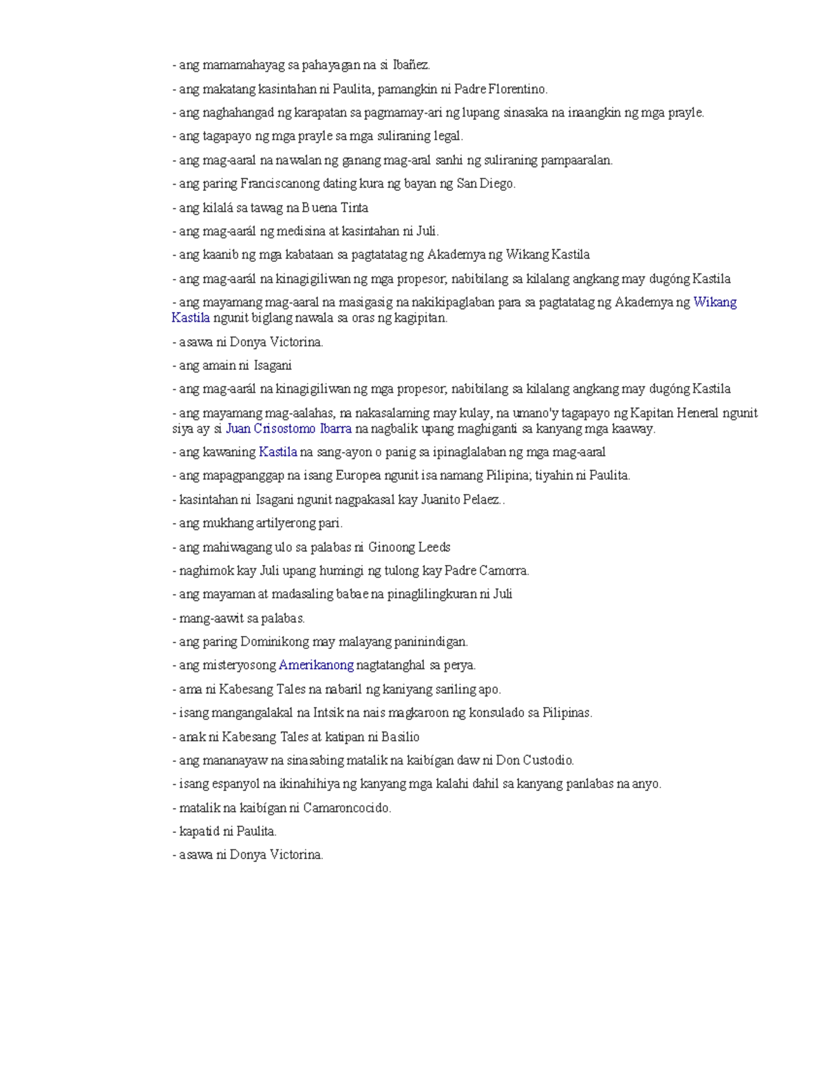 El fili - quiz - Nakapokus ito sa kaligirang kasaysayan ng El ...