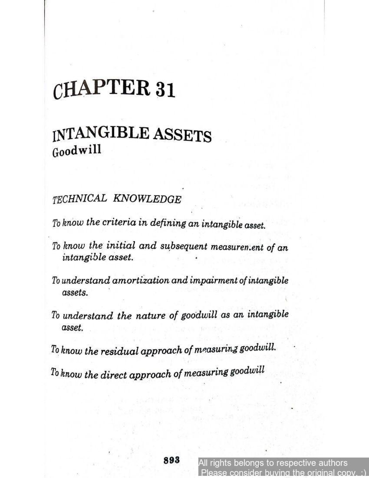 Chapter 31 - Intangible Assets - accountancy - Studocu