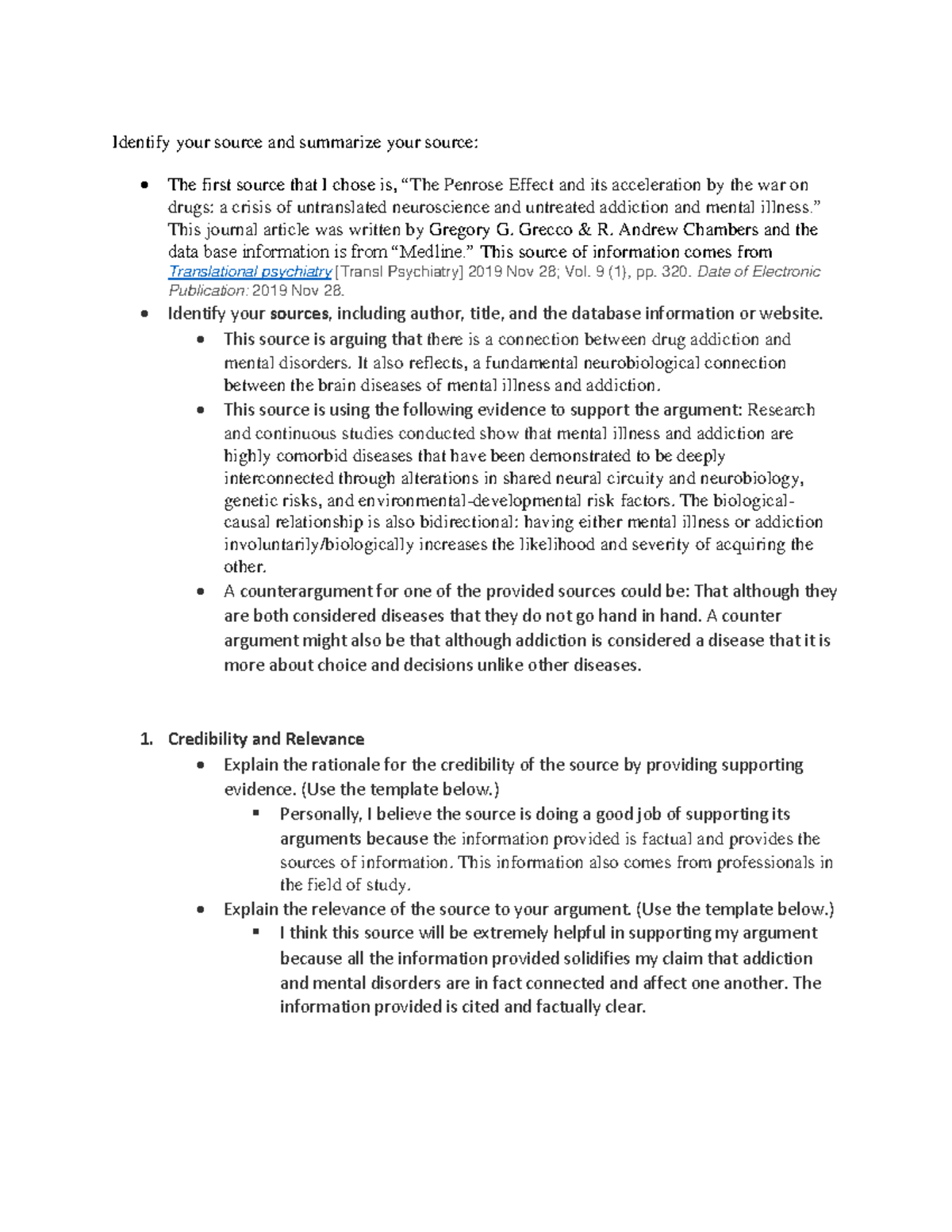 Anontating Sources - Identify your source and summarize your source ...