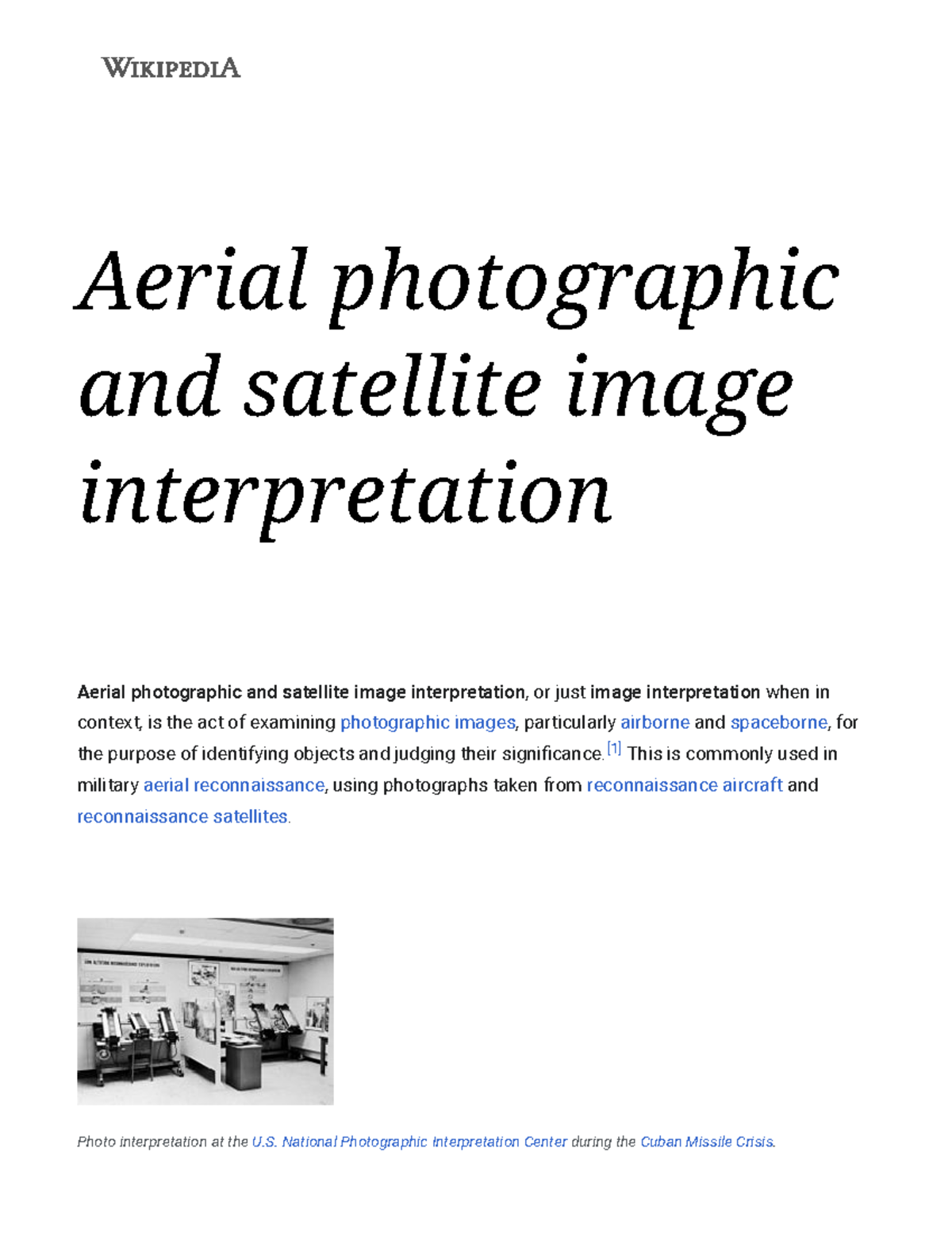 Aerial photographic and satellite image interpretation - Wikipedia ...