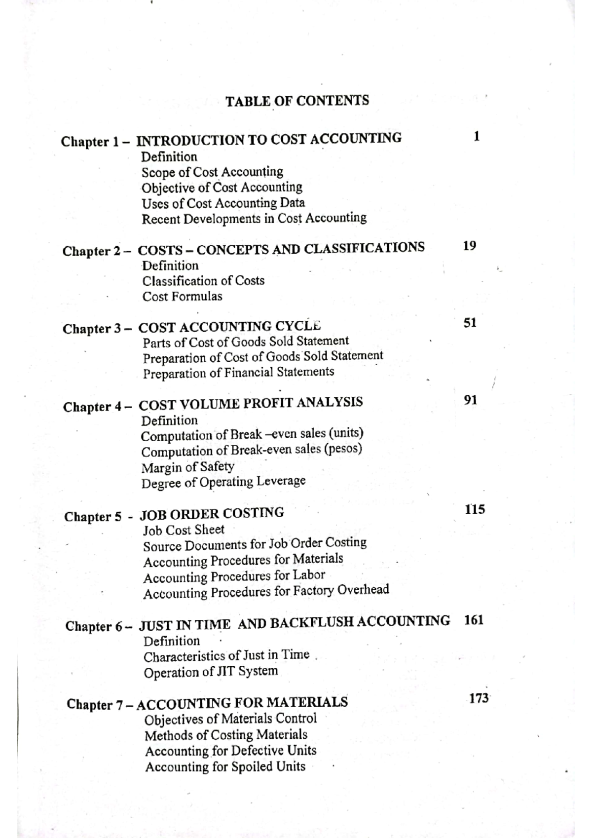 Cost Acc 1 Chap1-3 - none - Accountancy - Studocu