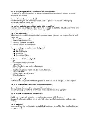 Eksamens bioteknologi og biofarmasi høst 2020 - Eksamensoppgaver Oppgave 1 I oppgaveteksten ...