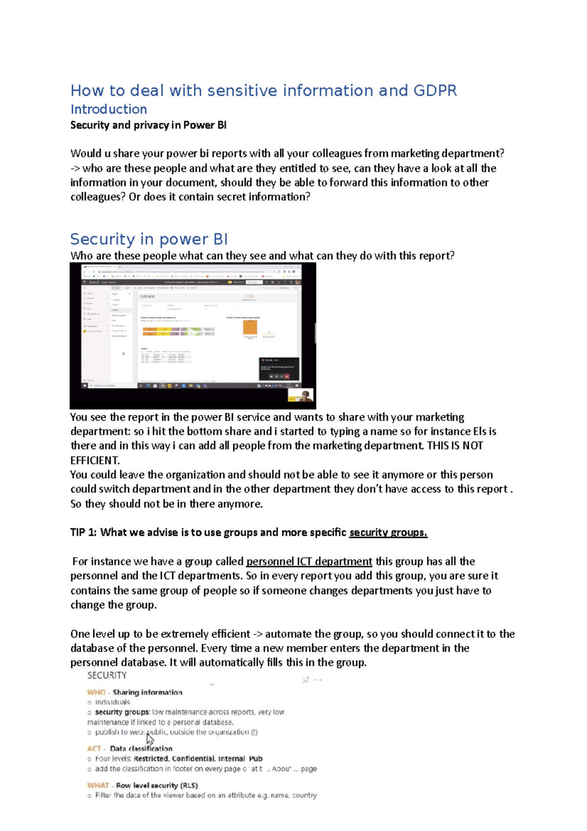 How to deal with sensitive information and GDPR - How to deal with ...