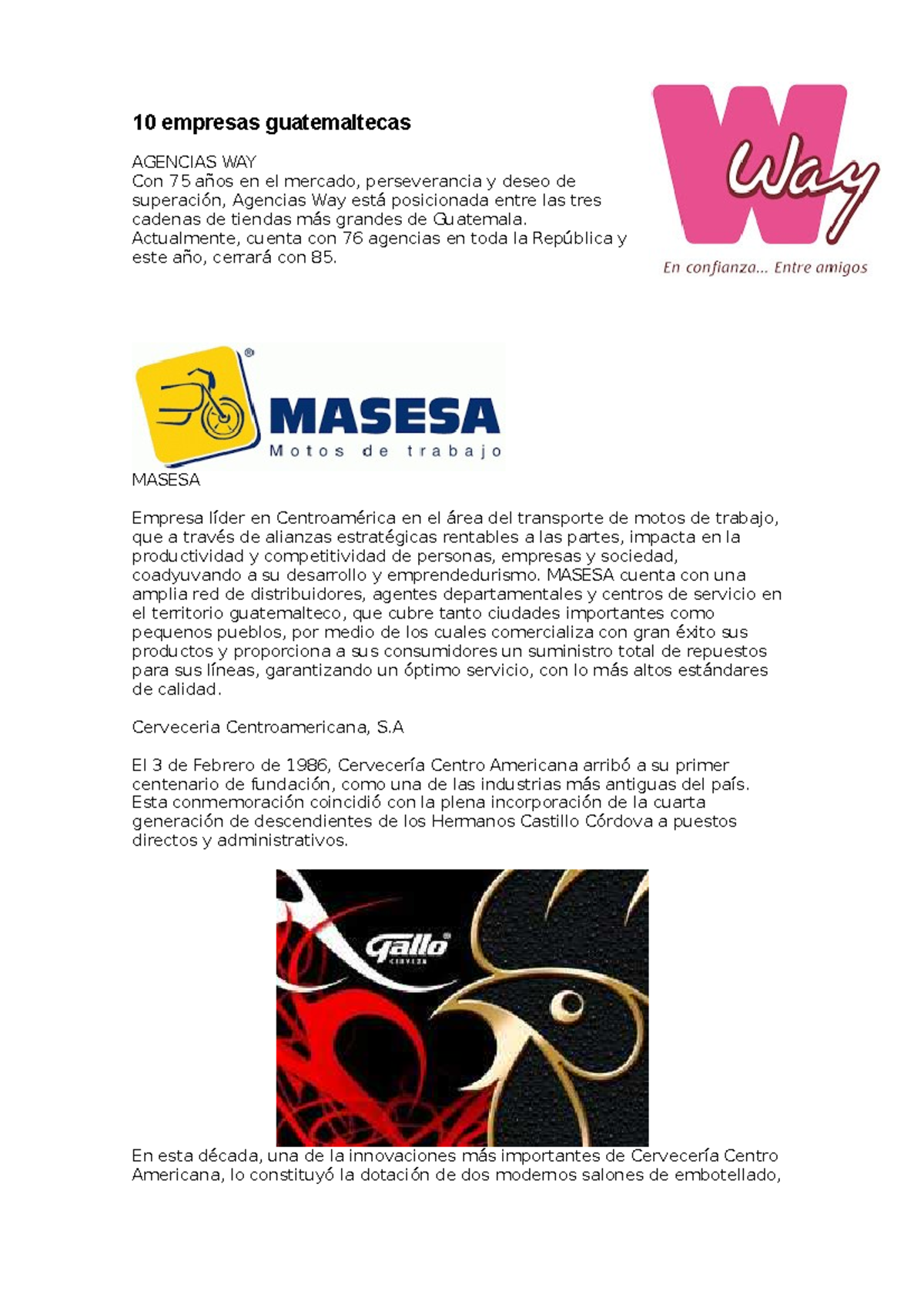 234 1 85943 1 0 empresas guatemaltecas - 10 empresas guatemaltecas ...