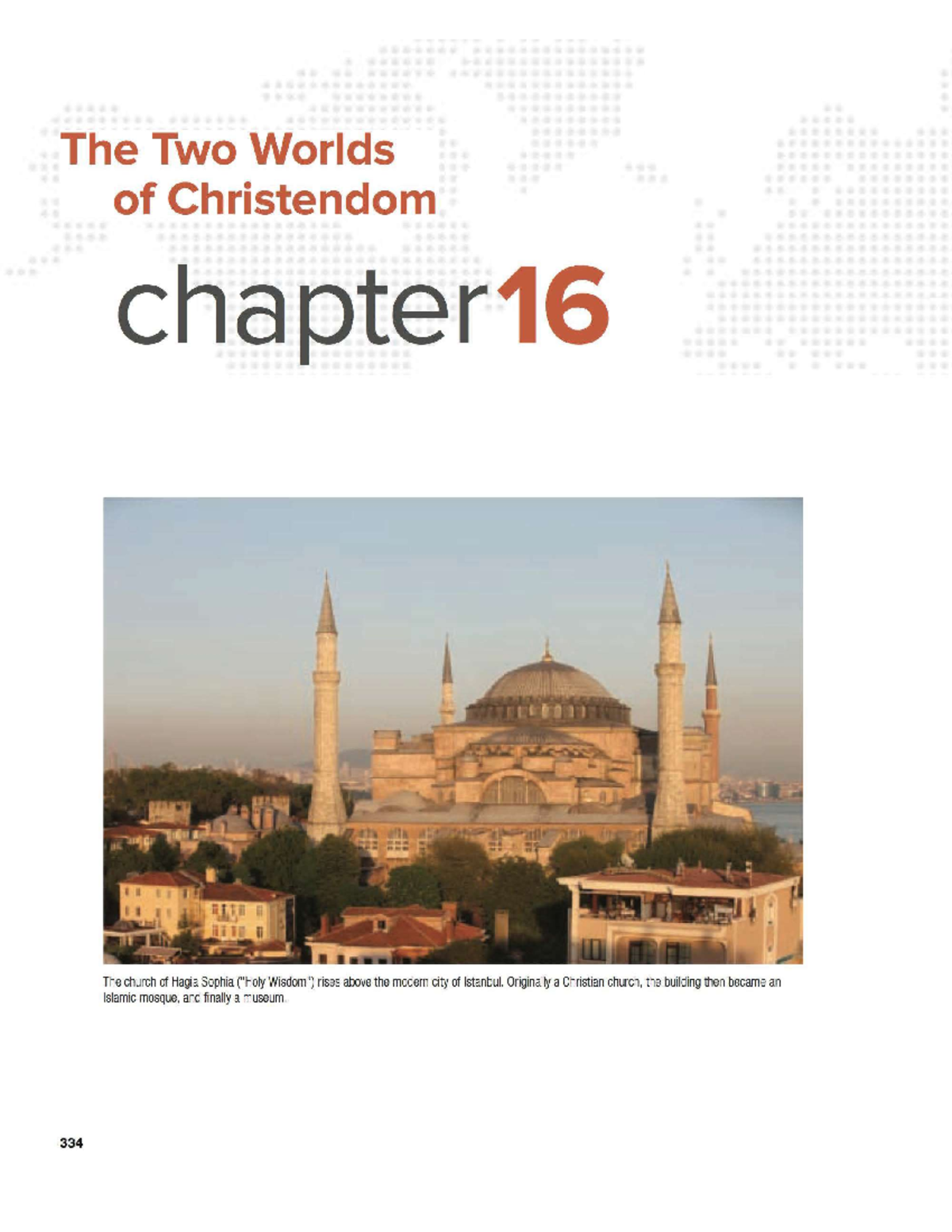 Chap 16 - Europe 1 - This details the information from the traditions ...