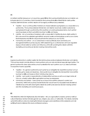 D081 task 1 - Passed first attempt - Course/Assessment Code: D081 - QBM ...