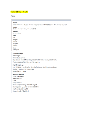 WEEK 4 SOAP NOTE Annual physical - Annual Physical Examination: Adult Kimberly Kay Marin United ...