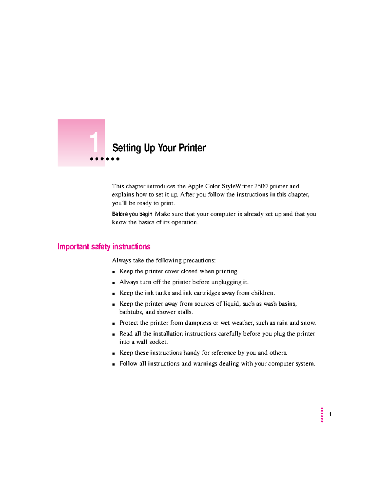 Apple 2500 manual de usuario - This chapter introduces the Apple Color ...