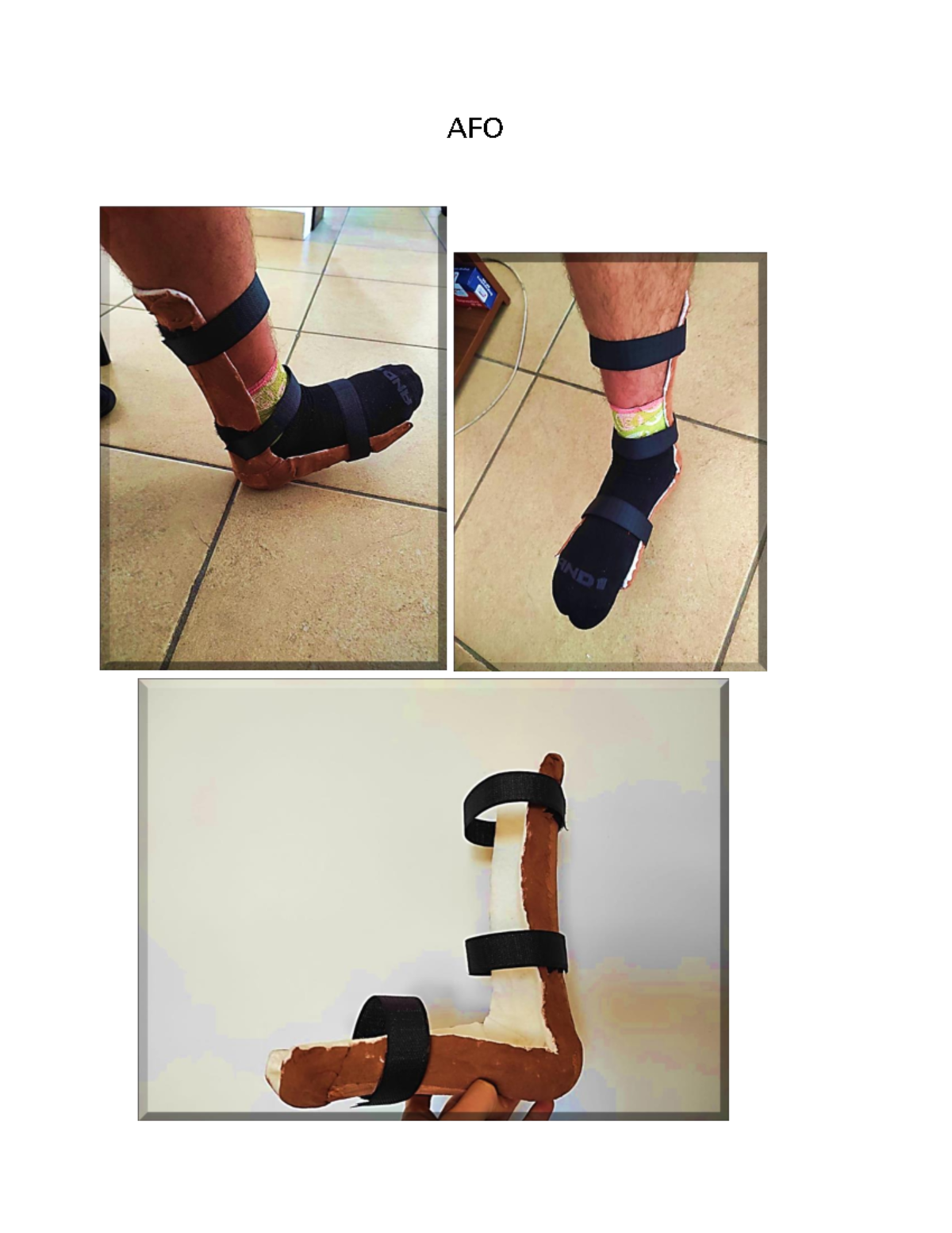 AFO Kevin Roman - Guía de realización AFO. - Introducción a la ...