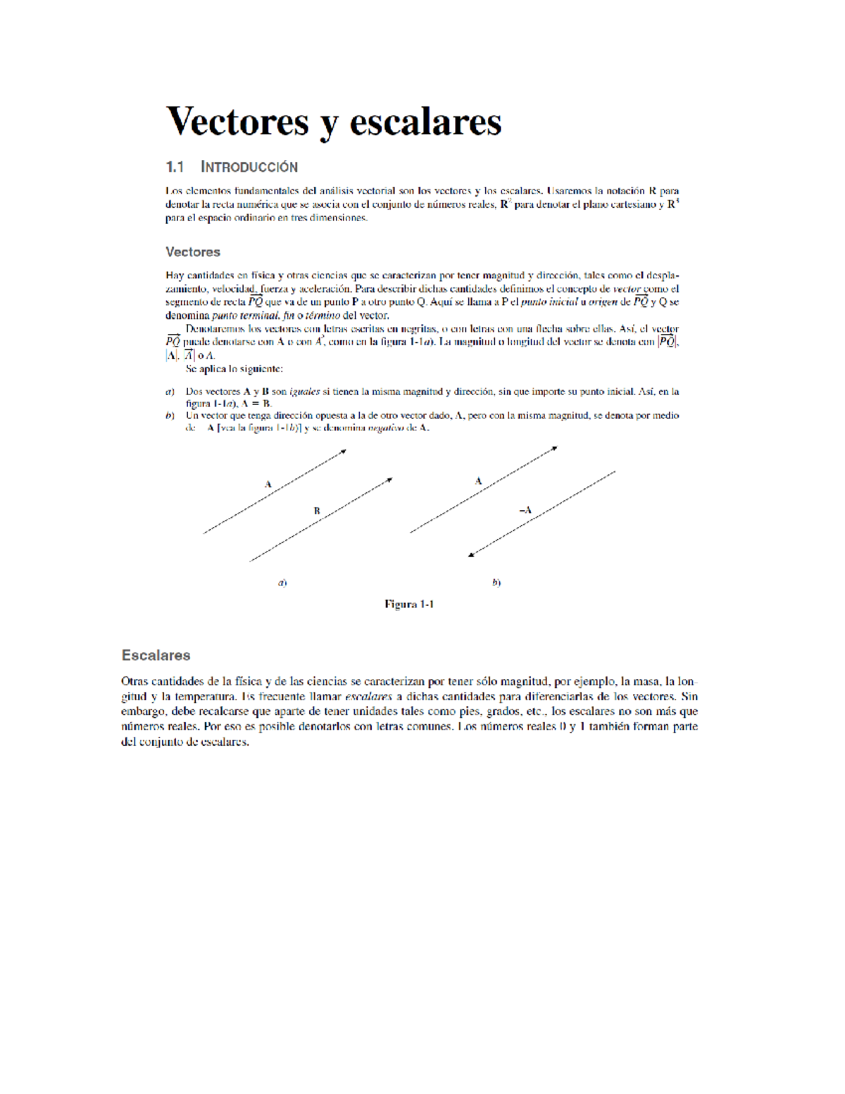 Capitulo DE Vectores - Algebra Lineal - Studocu