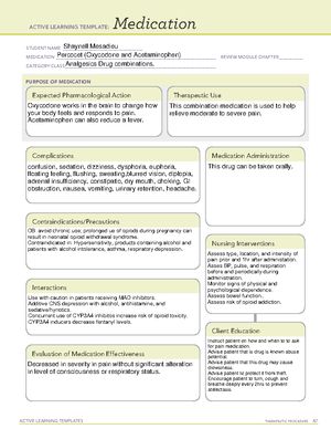 ATI learning template Regular insulin - ACTIVE LEARNING TEMPLATES ...