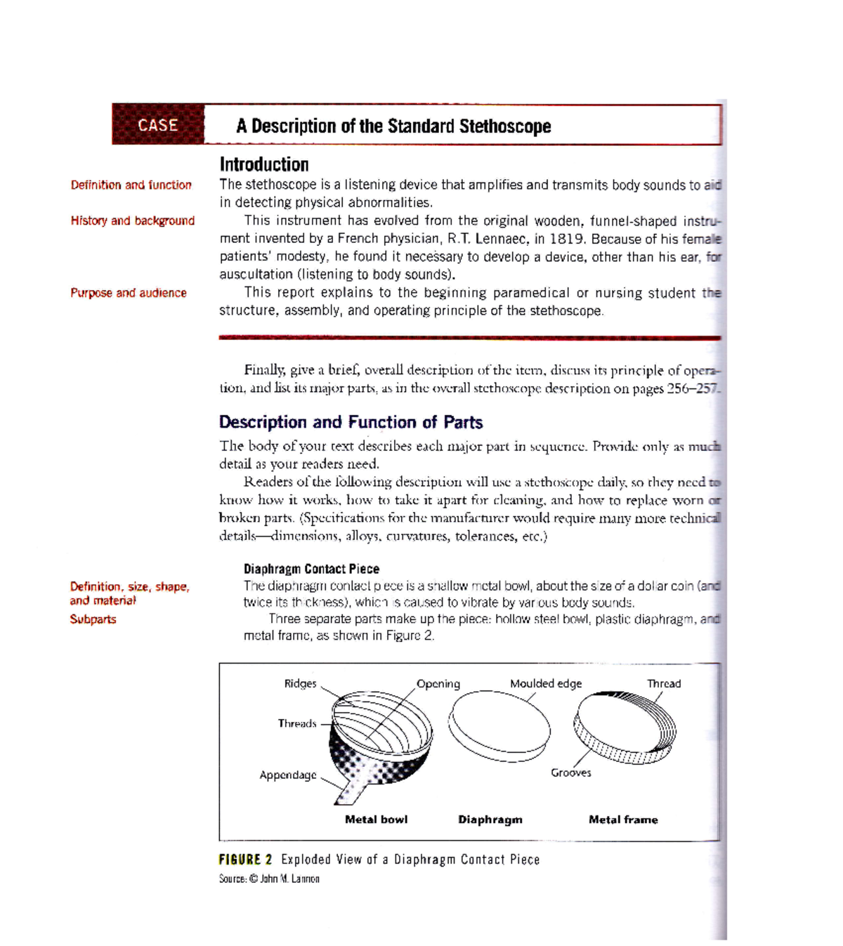 Mechanism Description - Stethoscope - Definition and function History ...