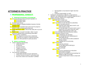 Paper 3 (Past Exams) - ethics - Attorney’s Practice (Paper 3) Past ...