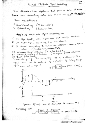 From linear convolution - Digital Signal Processing - Studocu