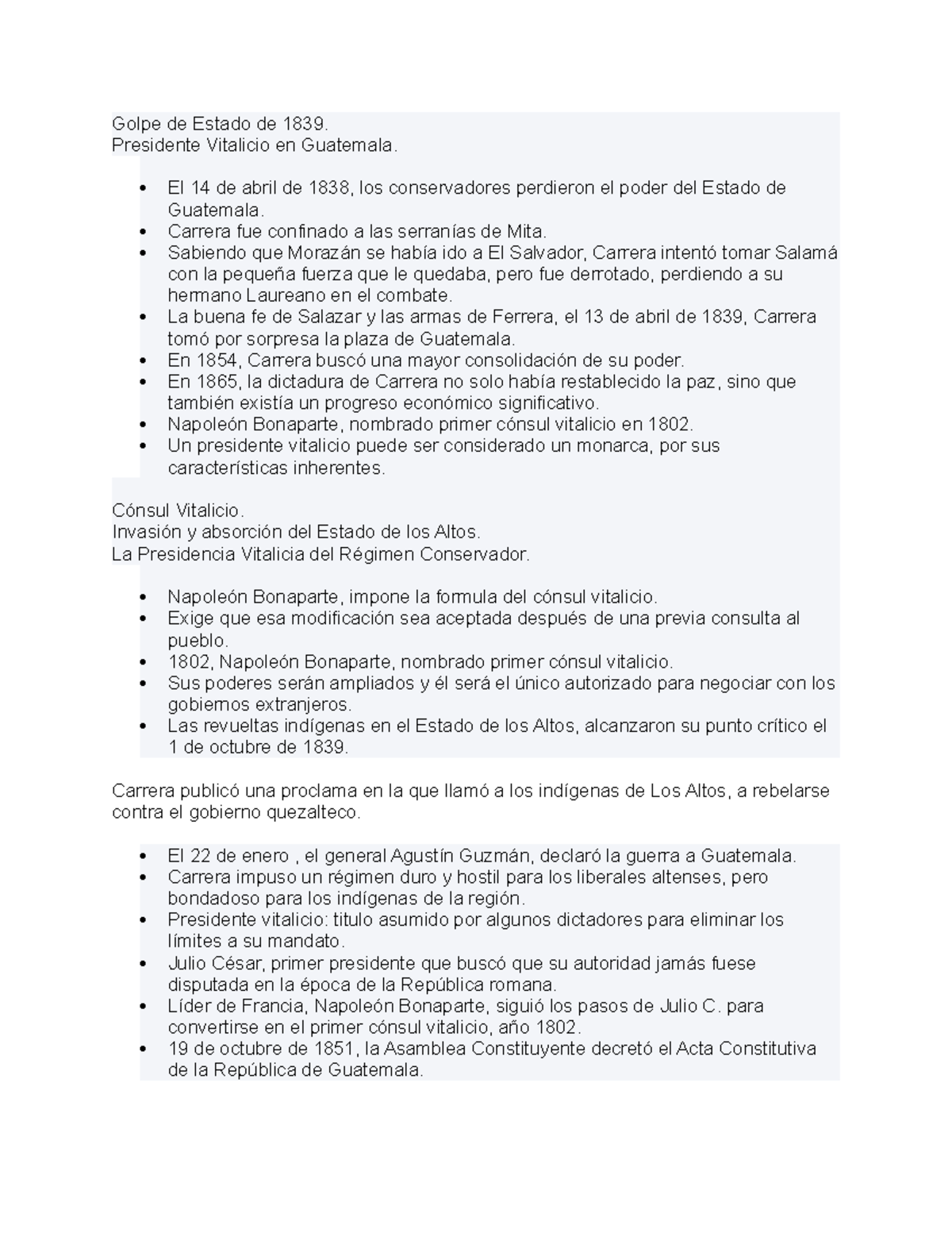 Golpe de Estado de 1839 - derecho - Golpe de Estado de 1839. Presidente ...