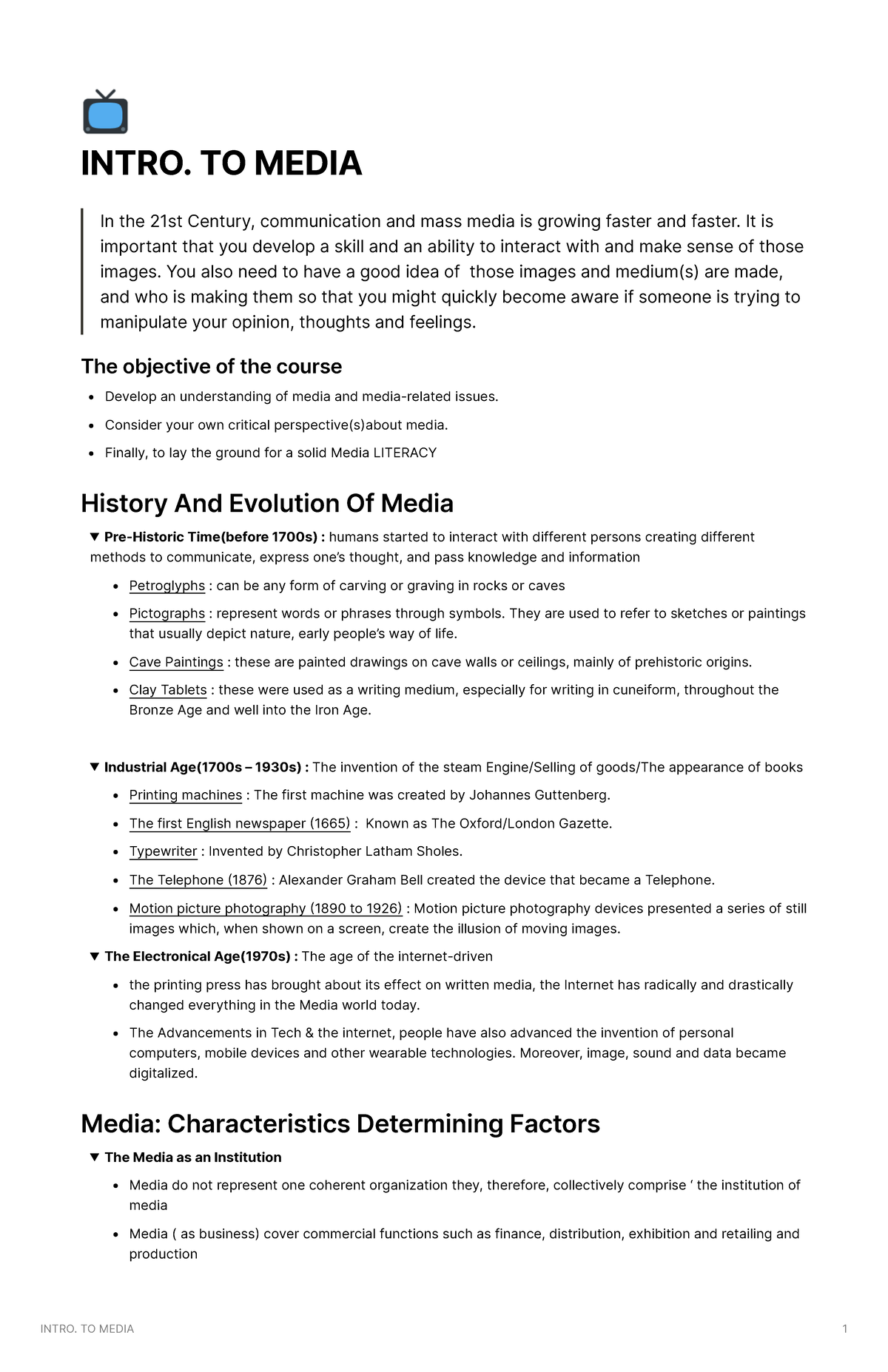 Intro to media - è INTRO. TO MEDIA In the 21st Century, communication ...