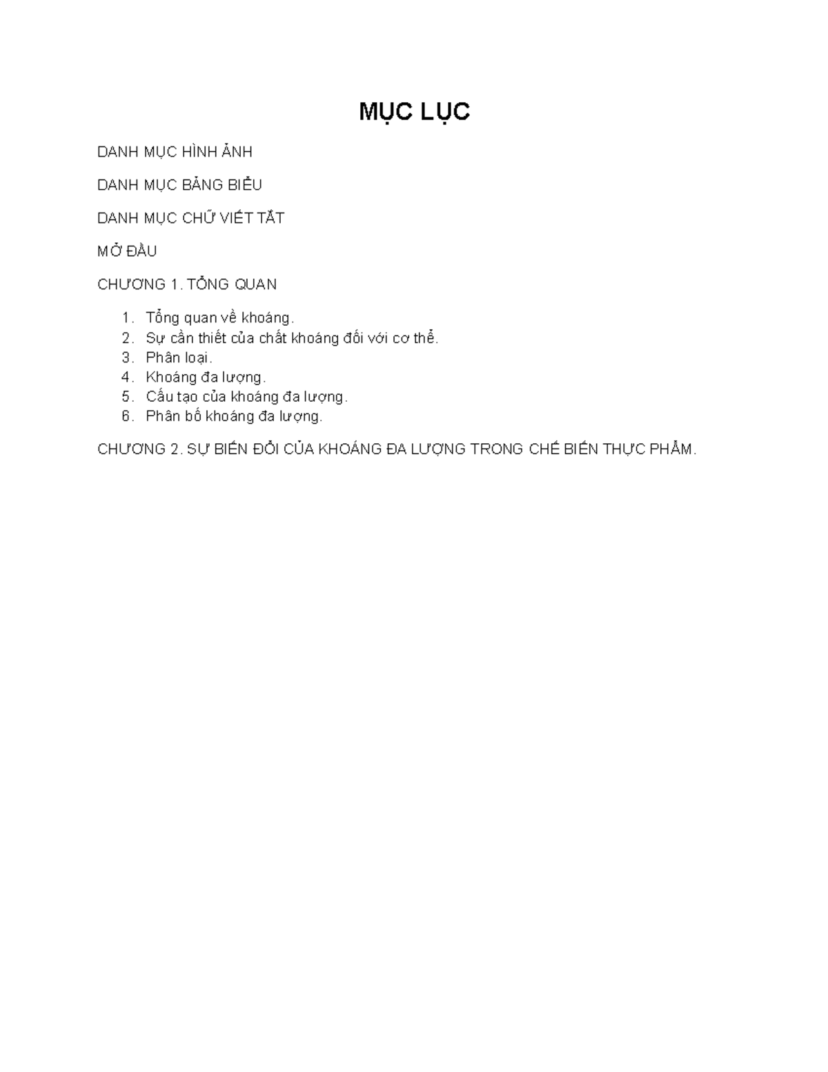 MỤC LỤC1 - Note. - MỤC LỤC DANH MỤC HÌNH ẢNH DANH MỤC BẢNG BIỂU DANH ...