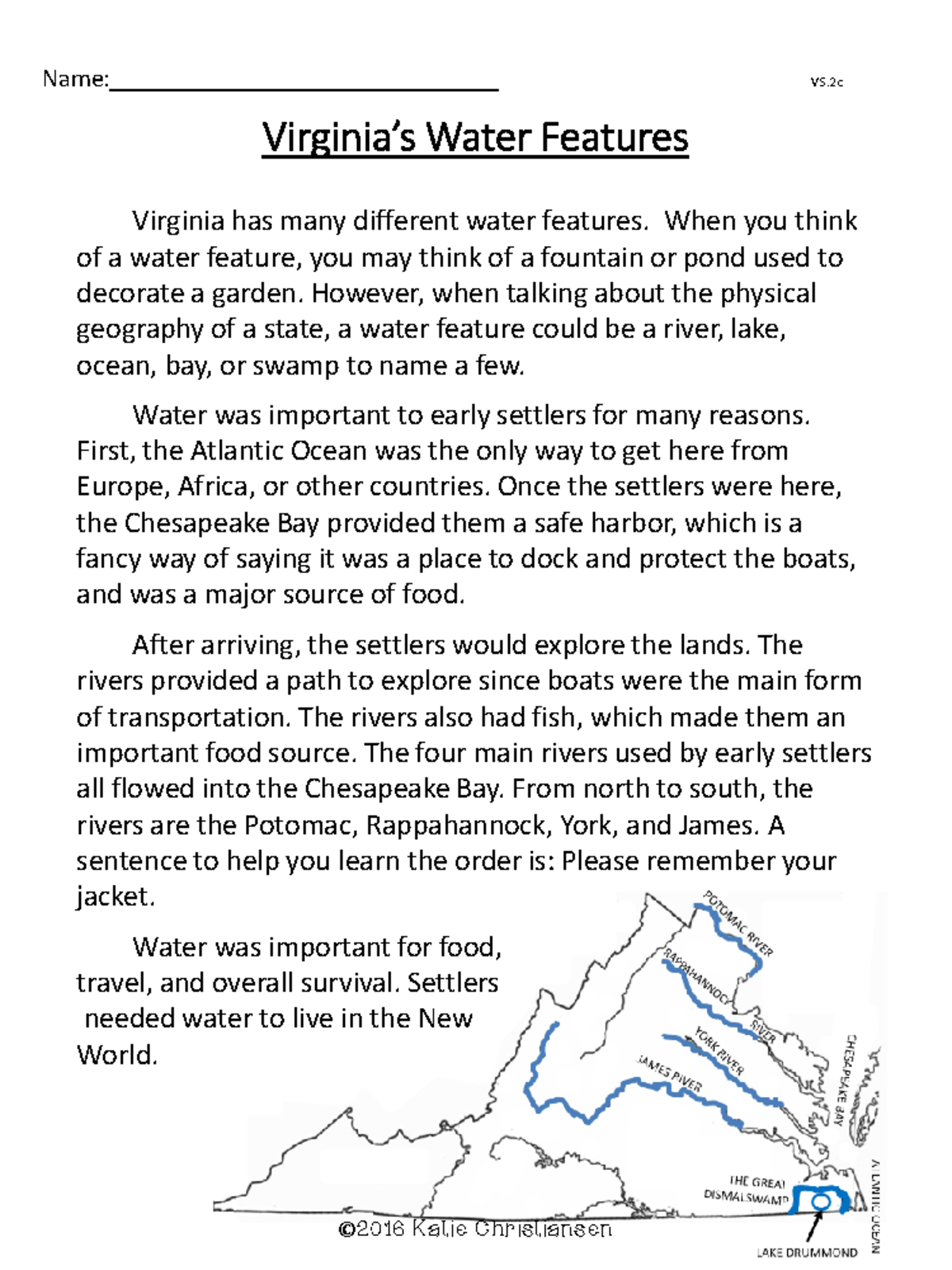 Alan Petty - Thurs. Virginia's Water Features - Virginia’s Water ...