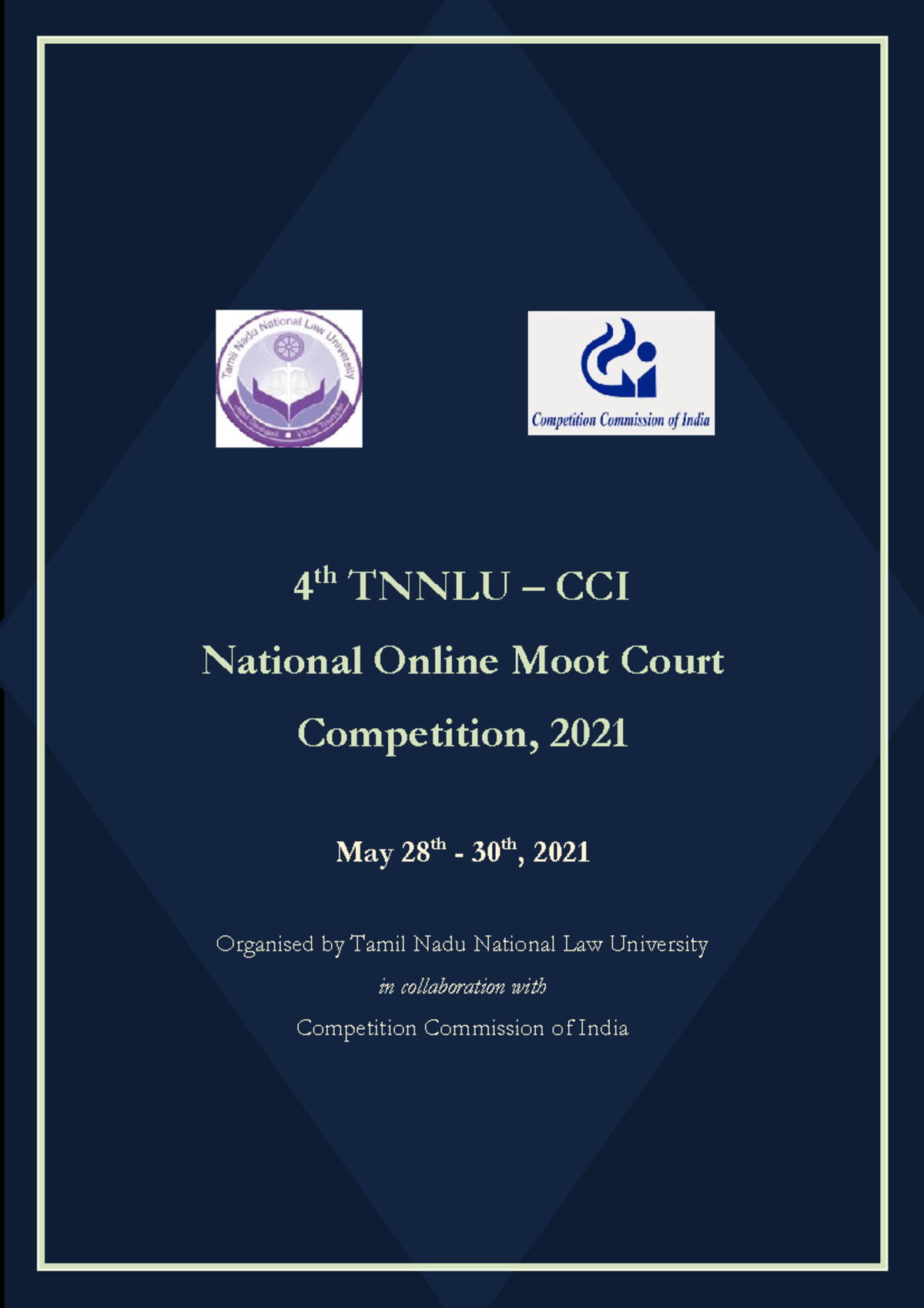 Final 4th Tnnlu NMCC Brochure - 4 th TNNLU – CCI National Online Moot ...