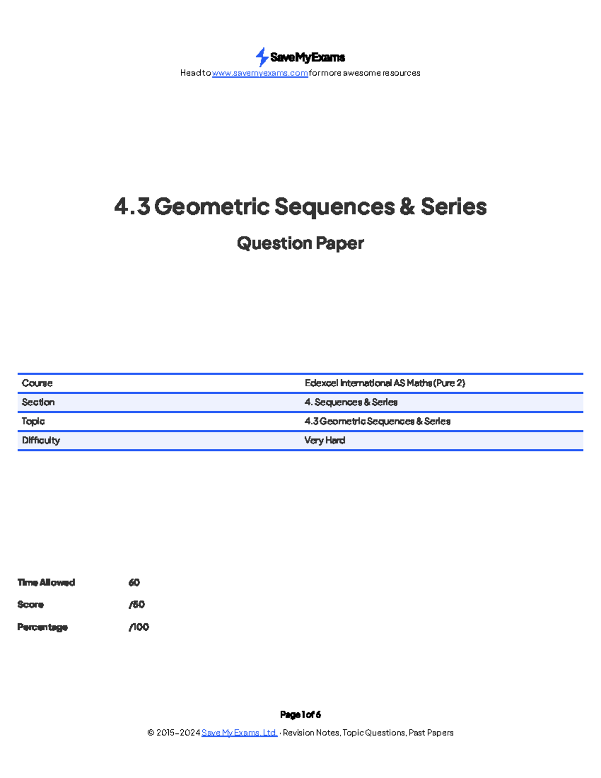 5-YQCf Gwwaey 0n2 - efwefef - 4 Geometric Sequences & Series Question ...