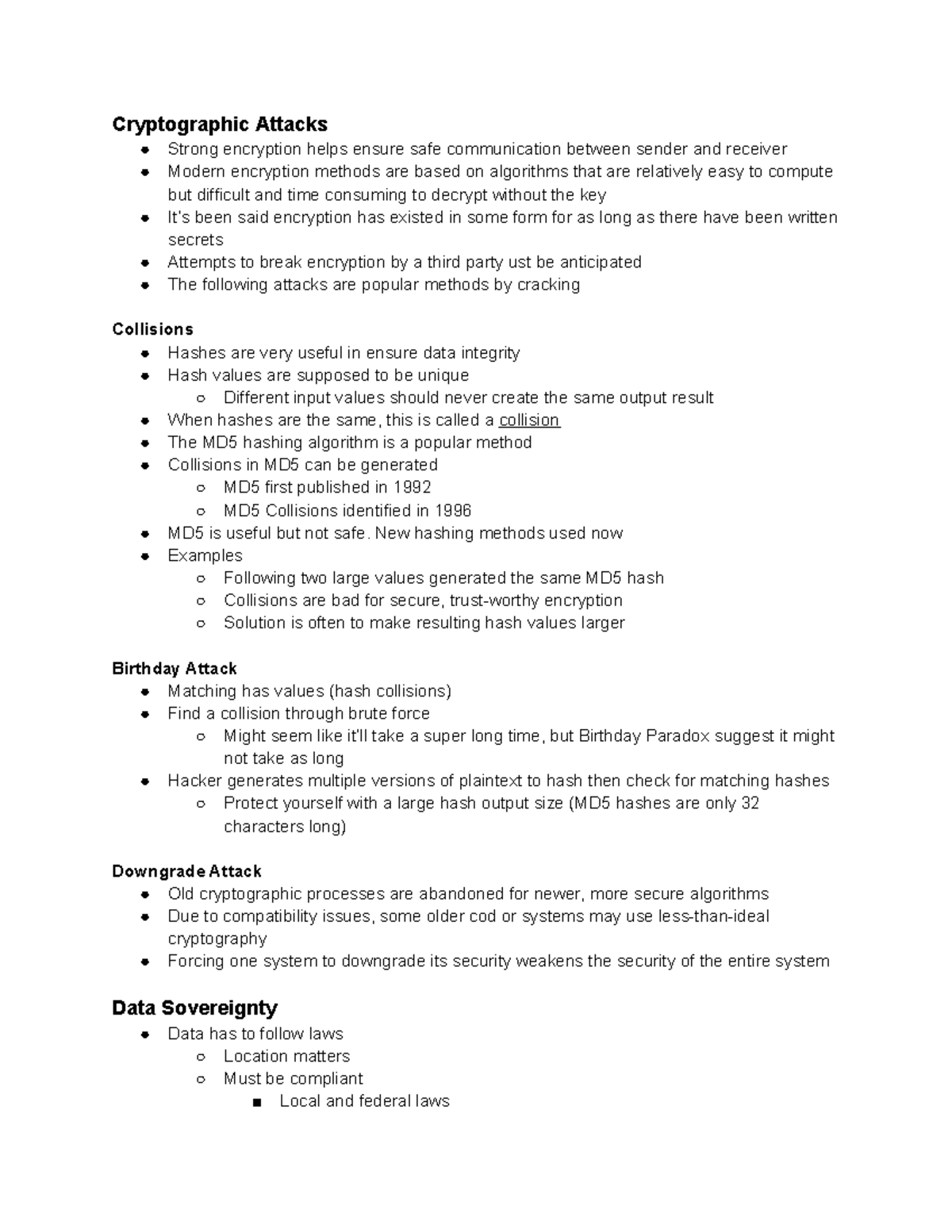 Cryptography - Basics - Cryptographic Attacks Strong encryption helps ...