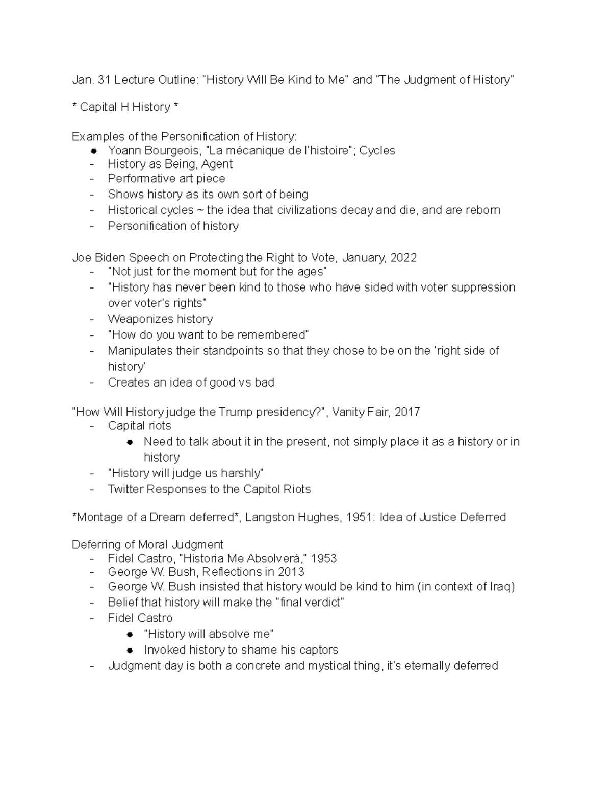 Jan. 31-2022 - HIS1100 - Lecture notes and reading notes from 2021 ...