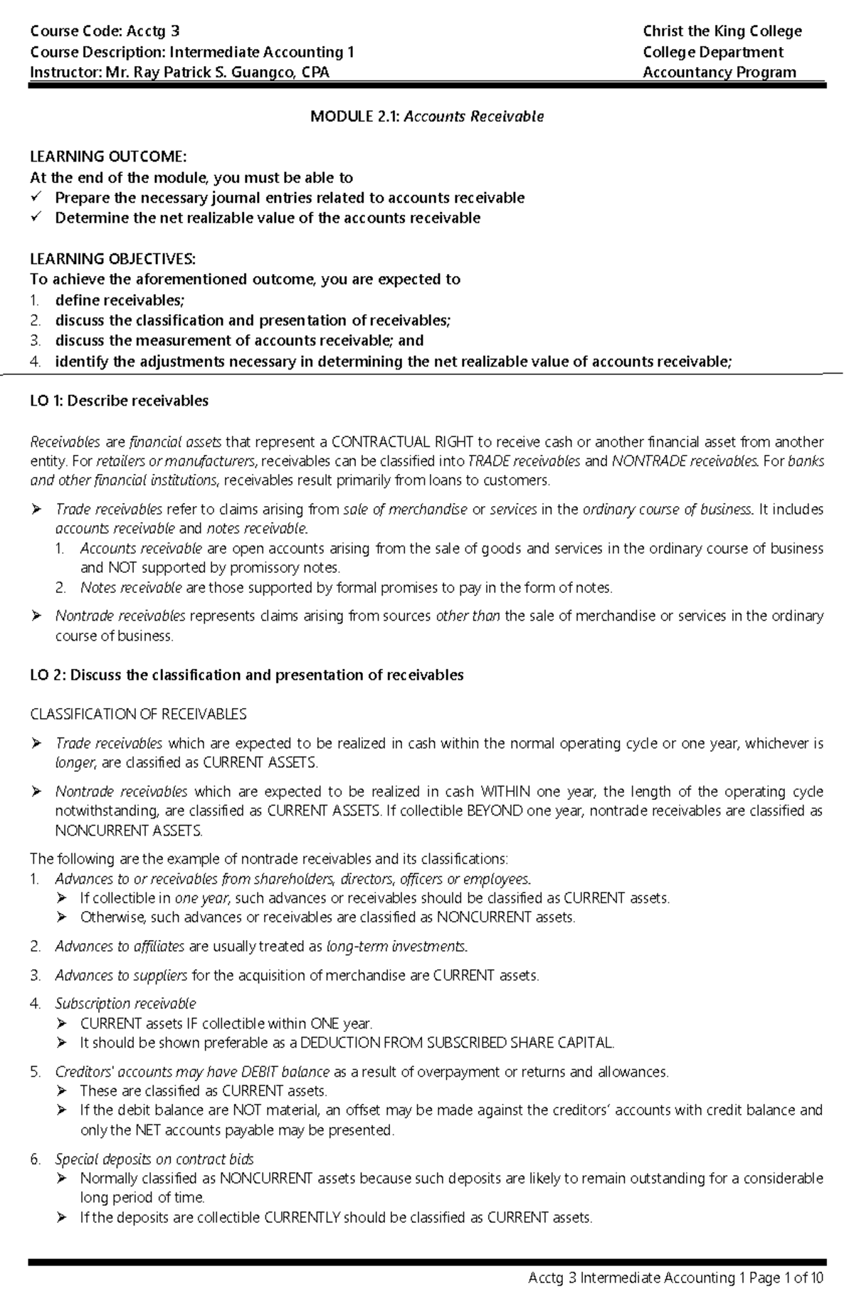 IA%20 Module 2 - Nsjaj - Course Description: Intermediate Accounting 1 ...