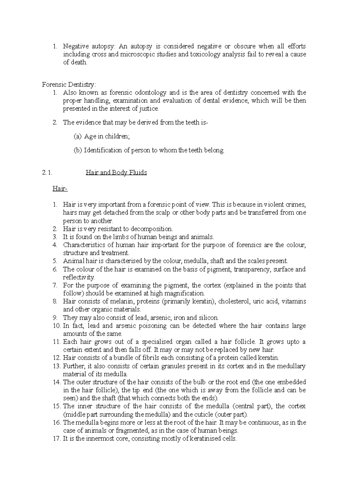 Medical jurisprudence four - Negative autopsy: An autopsy is considered ...