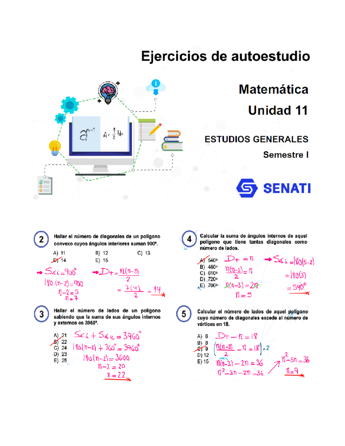 Unidad Nº11 - Material DE Ejercicios Resueltos - matematica - Studocu