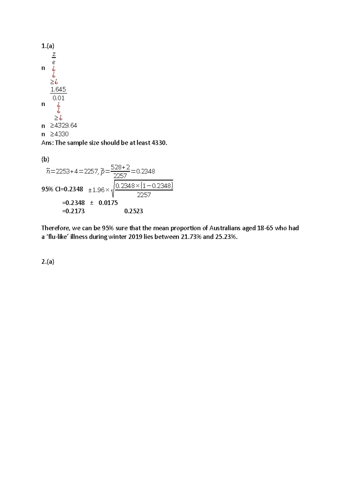 Assignment 3 (about one-sample interference&two-sample interference ...