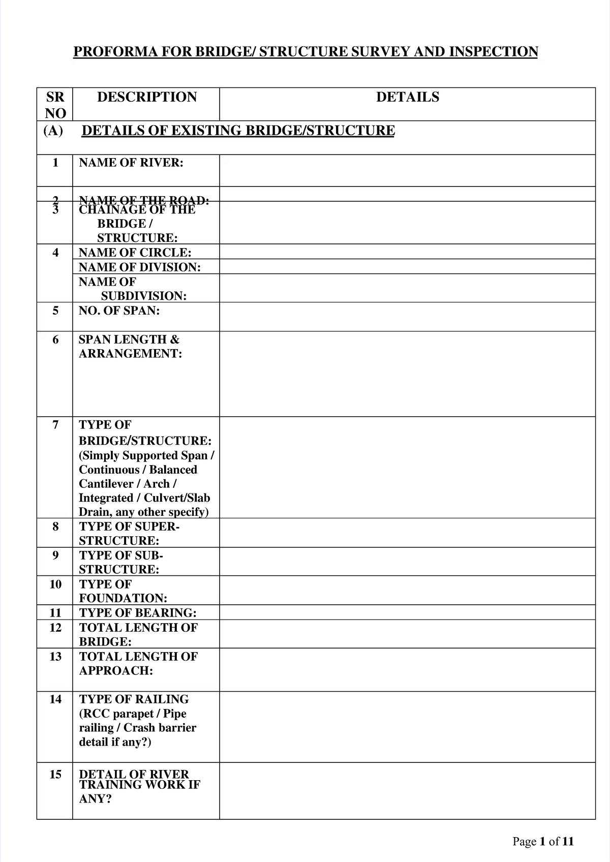 Pdf-bridge-rvs-formats-with-annexure-1amp2-final compress - PagePage 11 ofof 1111 PROFORMA FOR ...