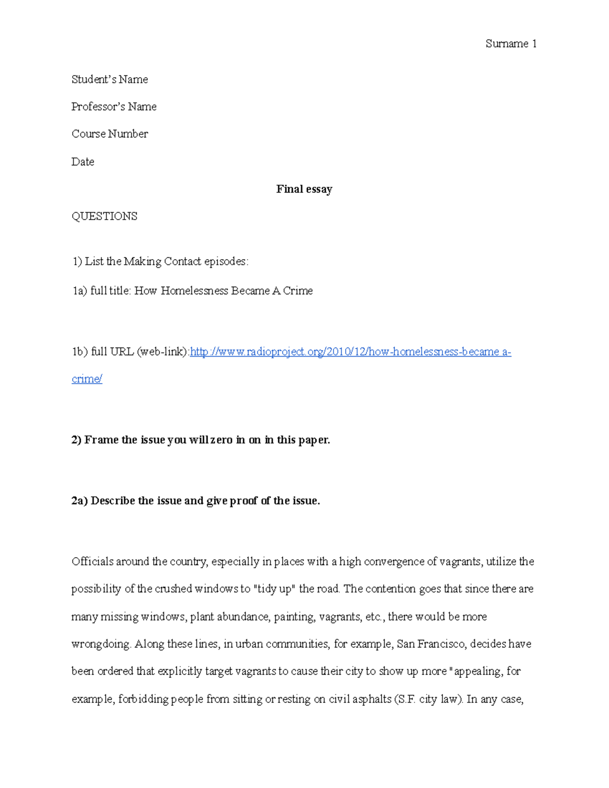 Order 3353375 - perfect - Student’s Name Professor’s Name Course Number ...