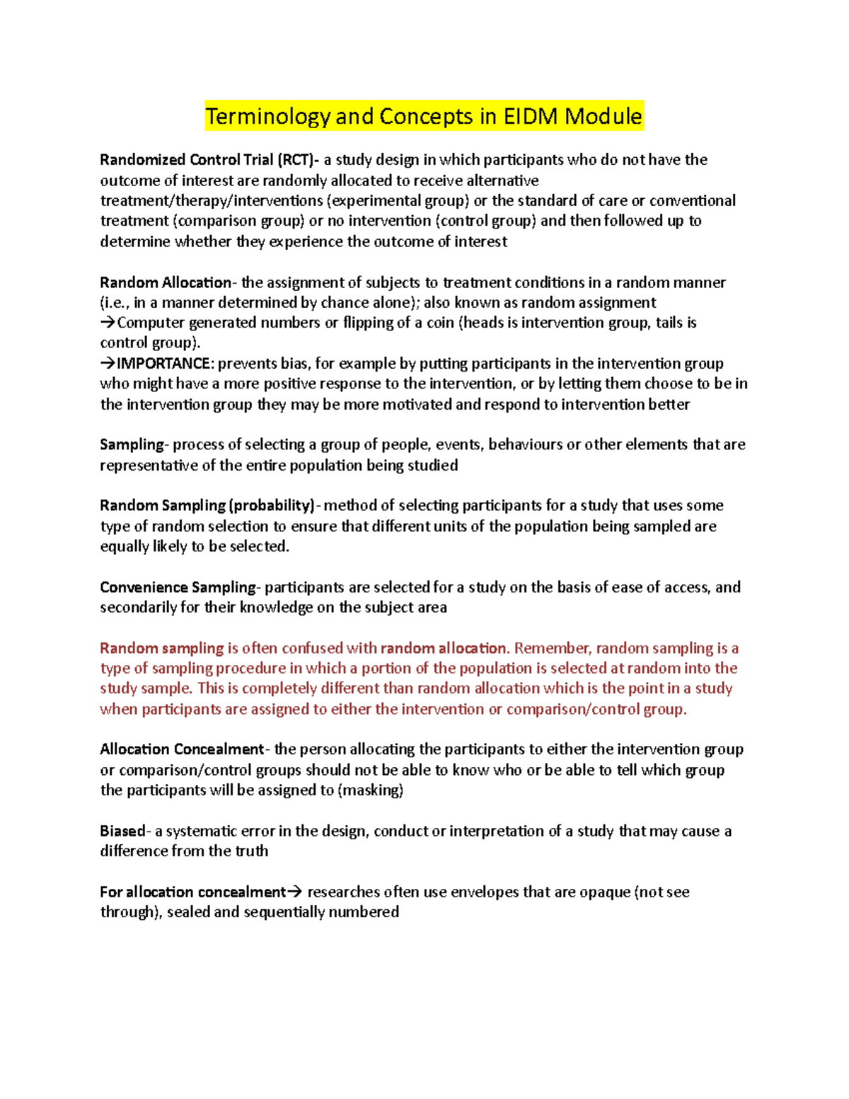 Final - Pbl - Review - Eidm - Terminology and Concepts in EIDM Module ...