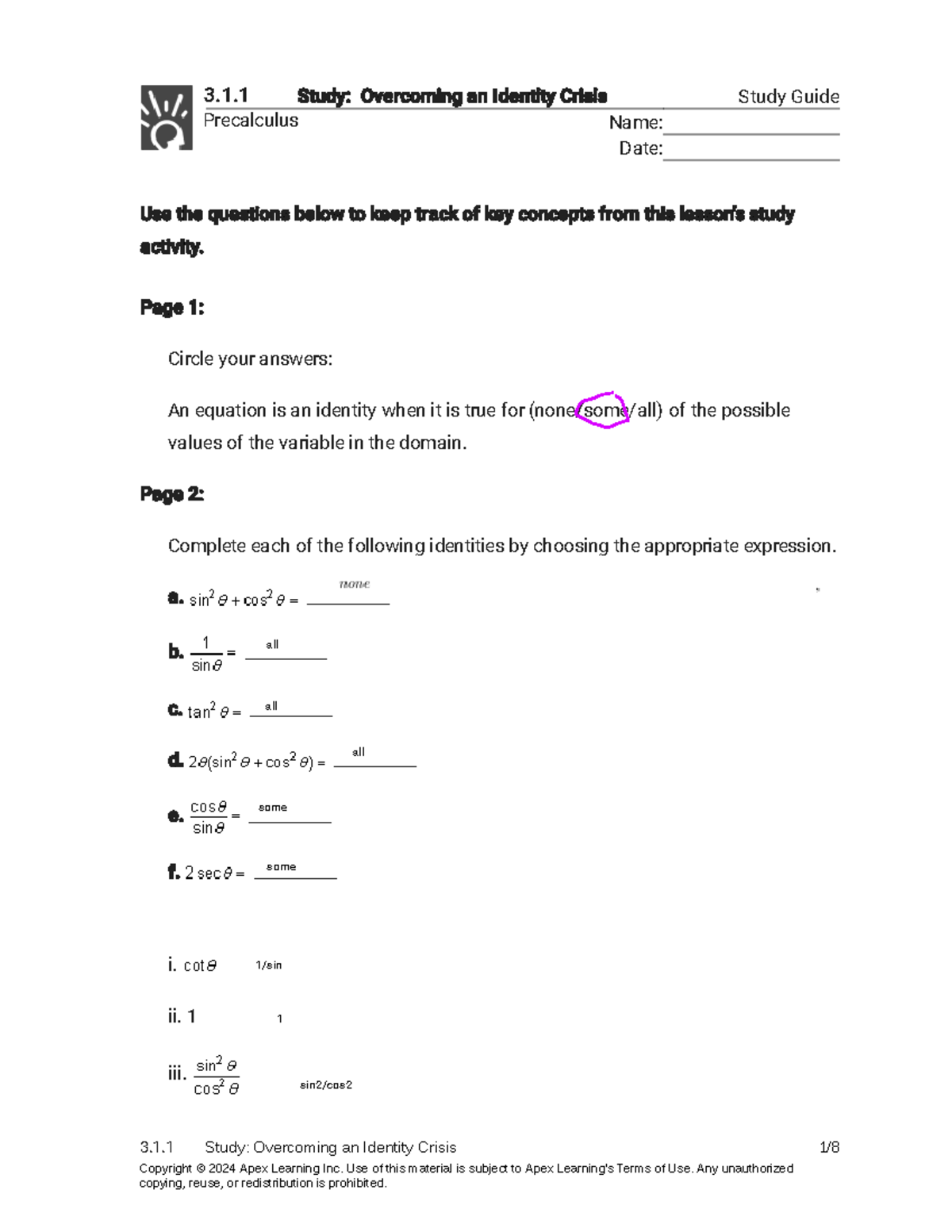 Kami Export - 3.1.1 Study - Overcoming an Identity Crisis (Study guide) - Study: Overcoming an ...