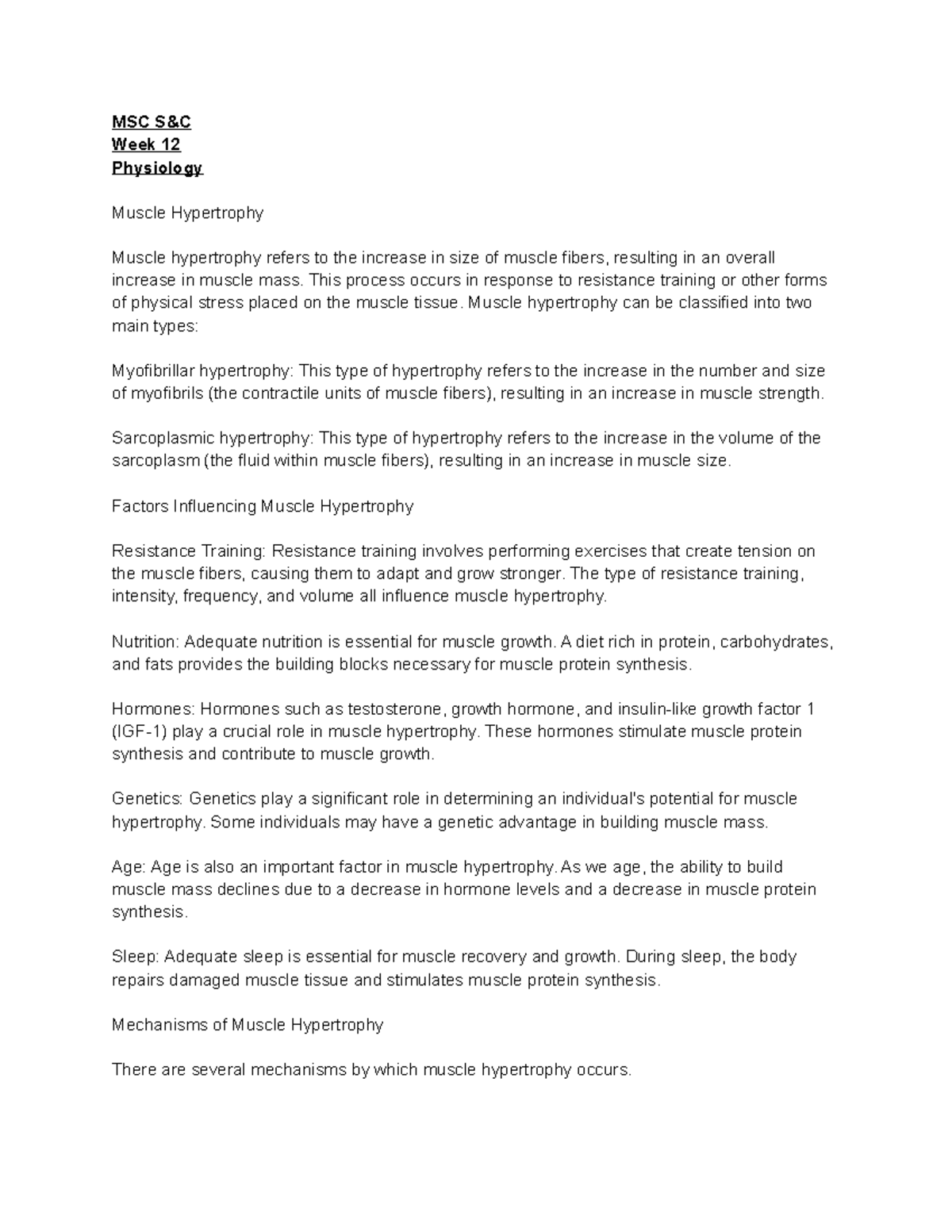 SD MSC SC Phys Week 12 - Presented in Byrom St building, Peter Jost ...