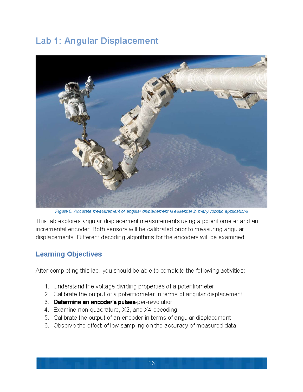 Lab 2 Angular Displacement - Lab 1: Angular Displacement Figure 0 ...