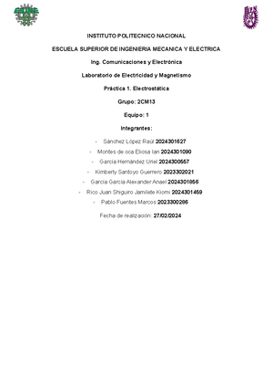P2 resistencia electrica, resistividad y ohmetro Electricidad y magnetismo - Instituto ...