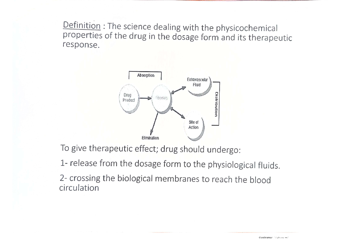 Kinetics 1 - Biopharmacy And Pharmacokinetics - Studocu