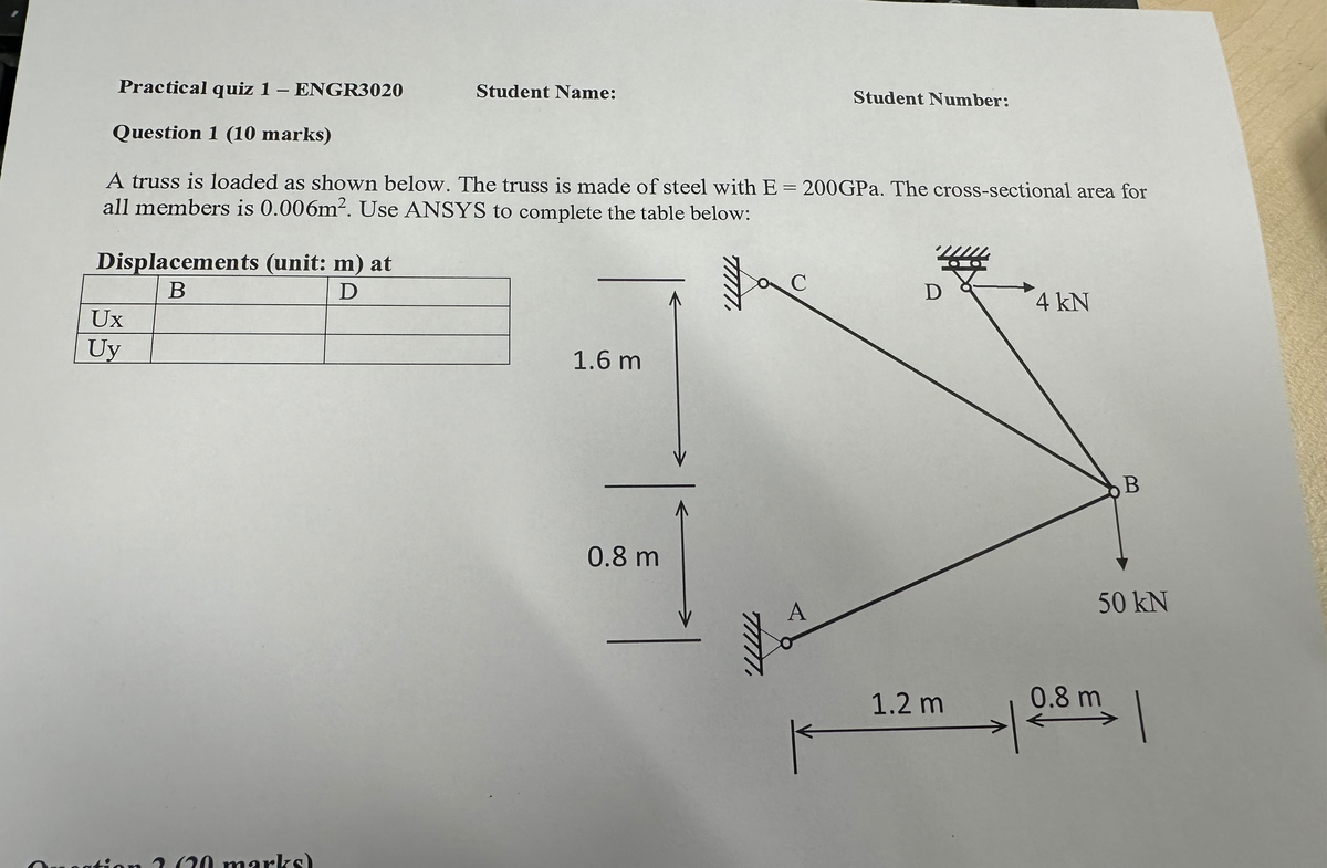 IMG 7552 2 - Fresh old exam paper from the year 2024. Practical quiz 1 ...