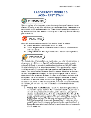 Laboratory 2 Simple Stain - LABORATORY MODULE 3 SIMPLE STAIN ...