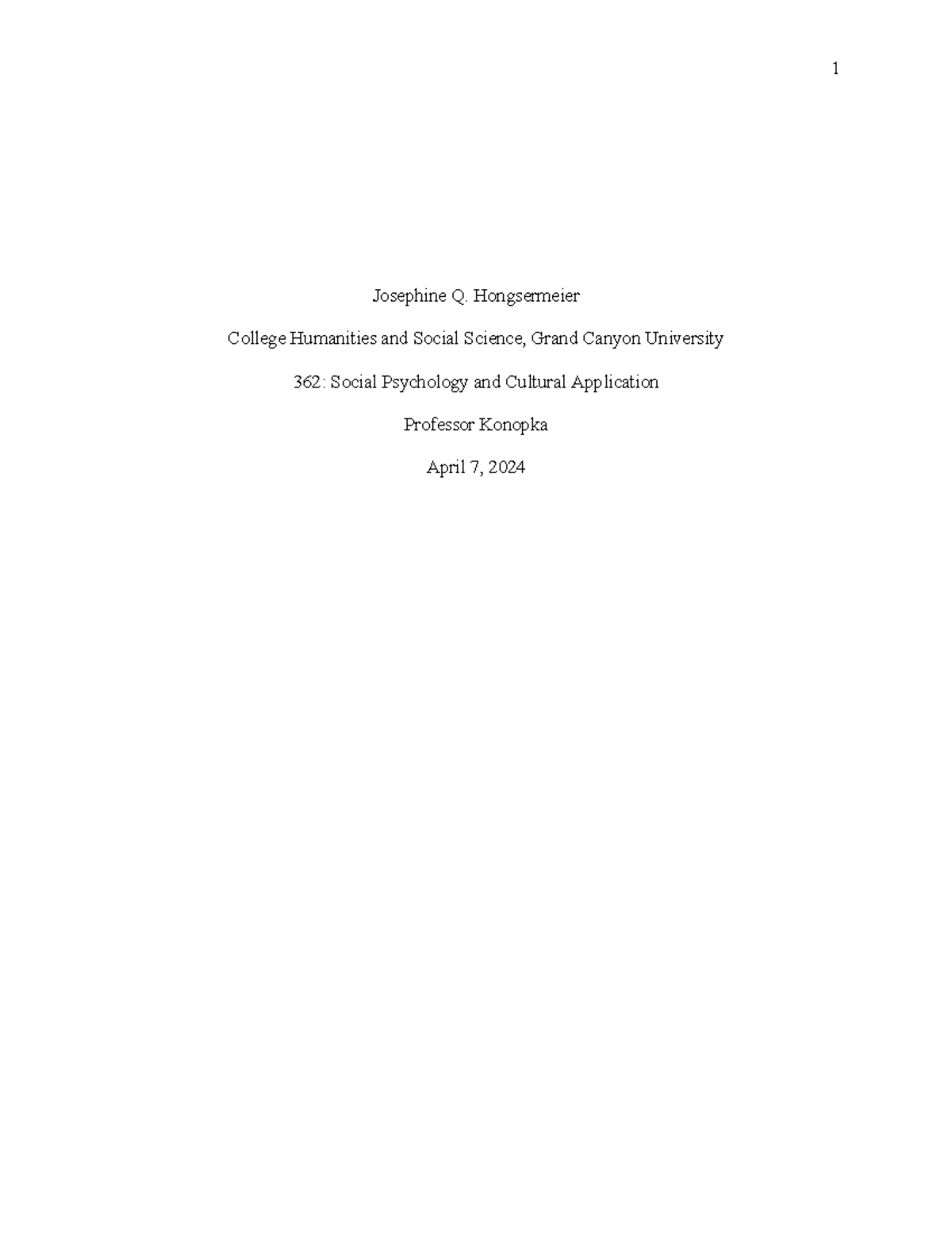 Plan Autism - Josephine Q. Hongsermeier College Humanities and Social ...