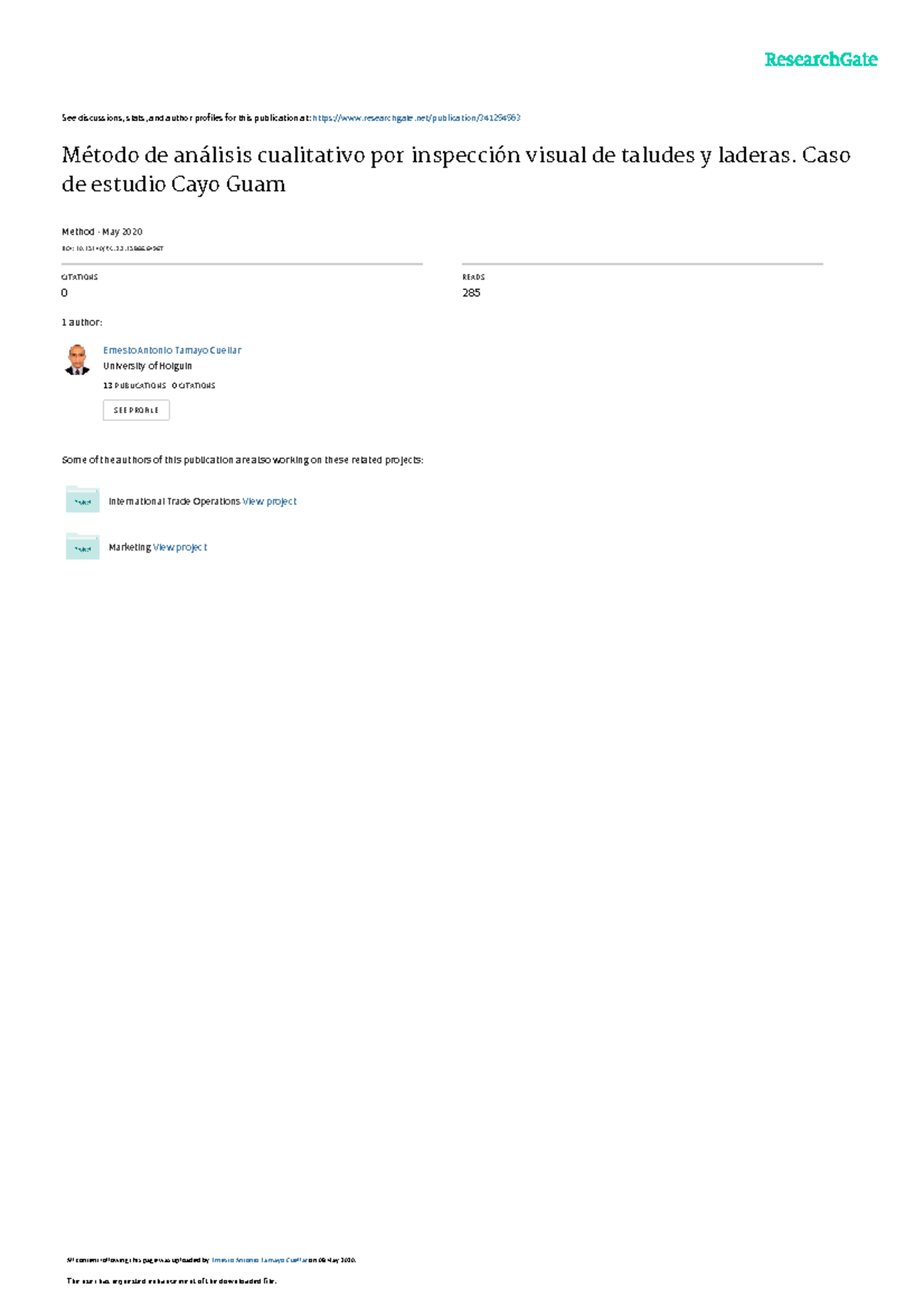 Metodo Culalitativo Taludesy Laderas nbnbnbnbnmbjbjbjbjg bnbnbkbj bjkbj ...